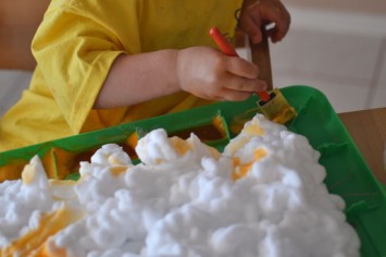 Shaving Cream Tray - Simple Fun for Kids