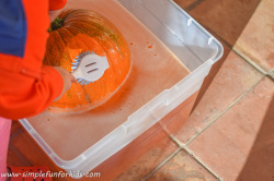 Pumpkin Washing - Simple Fun for Kids