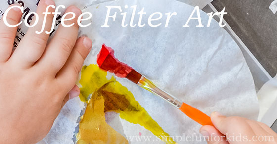 Coffee Filter Art - Simple Fun for Kids