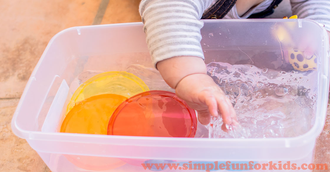 Water Sensory Bin for Babies - Simple Fun for Kids