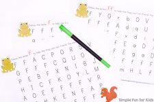 Letter F Maze - Simple Fun for Kids