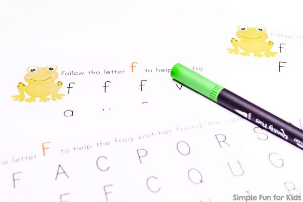 Letter F Maze - Simple Fun for Kids