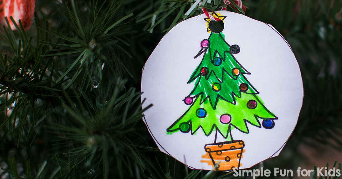 Paper Christmas Ornaments for Kids: Easy Preschool Craft Ideas