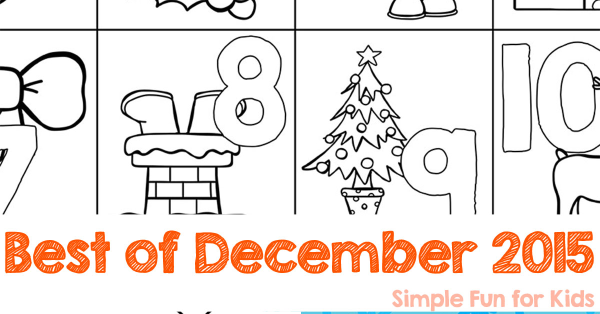 Best of December 2015 - Simple Fun for Kids