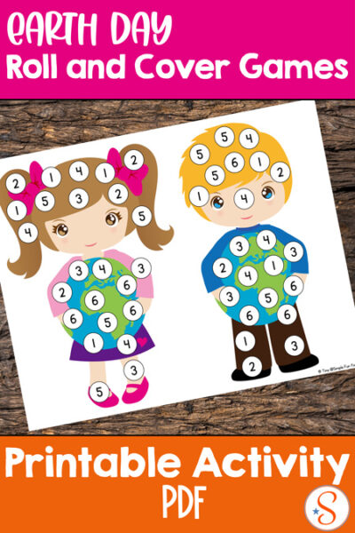 Earth Day Roll and Cover Games - Simple Fun for Kids