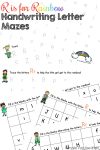 Printable Handwriting Letter Mazes for Kids - Simple Fun for Kids