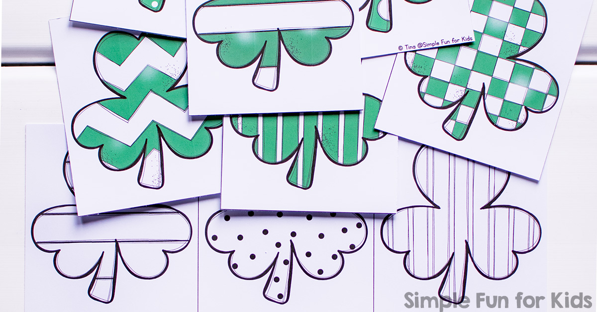 Shamrock Matching Game for Toddlers - Simple Fun for Kids