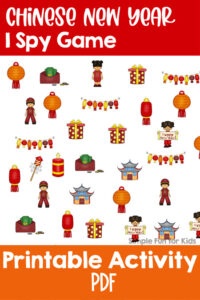 Chinese New Year I Spy Game - Simple Fun for Kids