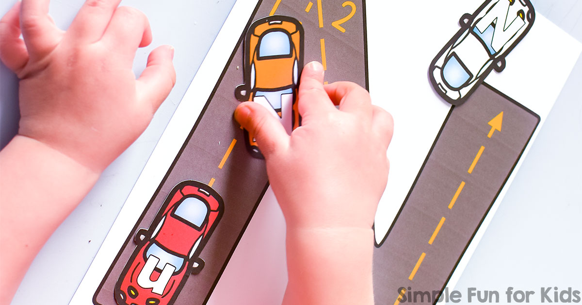 Alphabet Roads Letter N Match Printable - Simple Fun for Kids