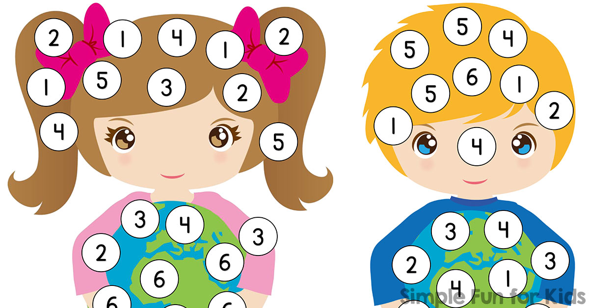 Earth Day Roll and Cover Games - Simple Fun for Kids