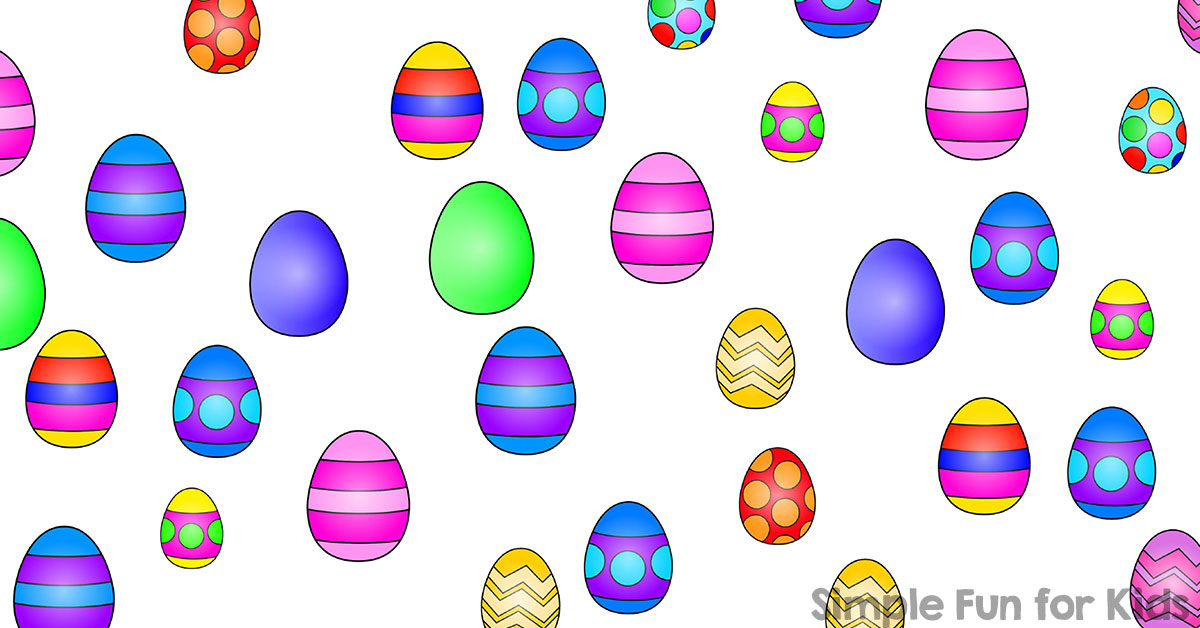 Easter Egg I Spy Game Printable - Simple Fun for Kids